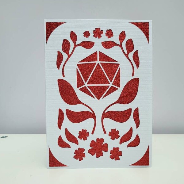 D20 Birthday Card - Etsy UK
