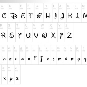 3d Printed Disney Style Font With Mickey Mouse Outline Plastic Name ...