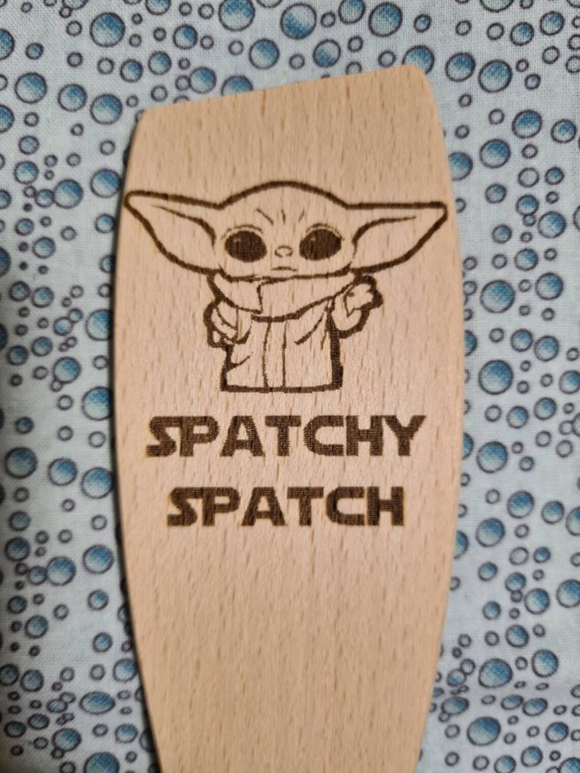 Star wars inspired wooden spatchy spatch spatula | Etsy