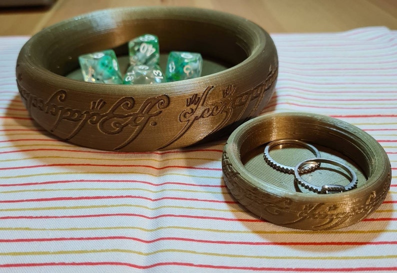 Elven Inspired Fantasy Ring Bowl Dice Tray Trinket Dish | Etsy UK