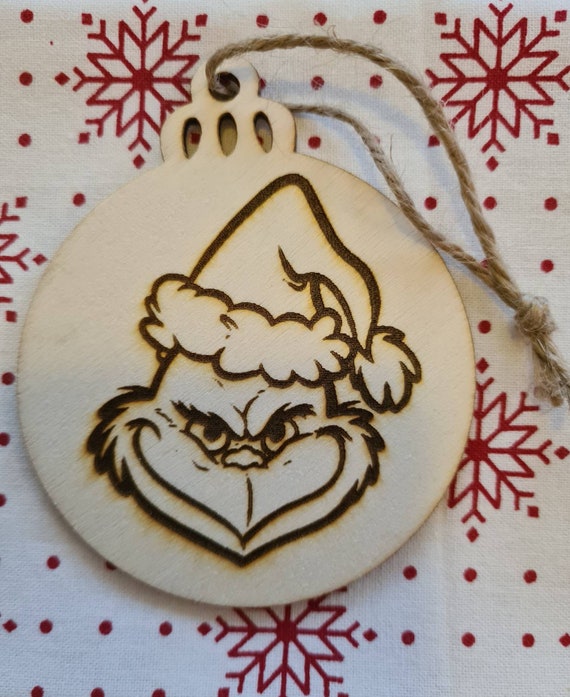 The Grinch Hanging Christmas Tree Decoration Holiday Ornament - Etsy