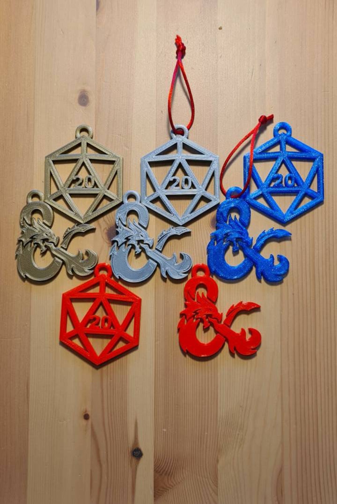 Dungeons and Dragons Christmas Tree Decoration, D&D Bauble Set Hanging ...