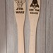 Star Wars Inspired Wooden Full Size Spoon or Spatula - Etsy Australia