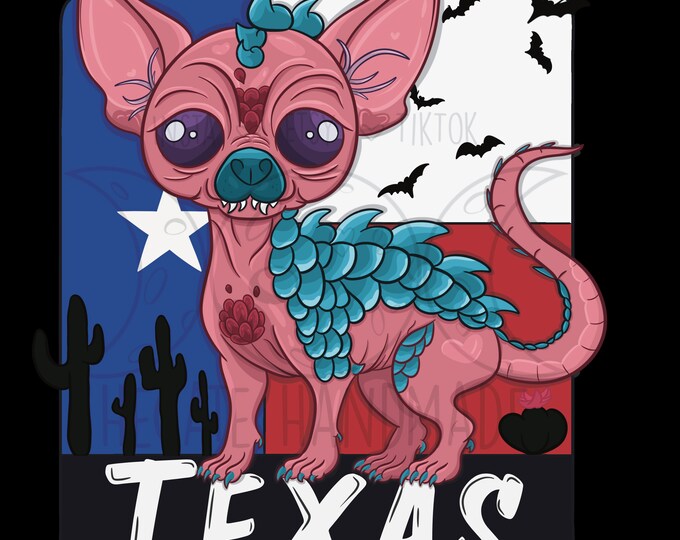 Famous Cryptids of Texas Print - 5" X 7" - Etsy Canada