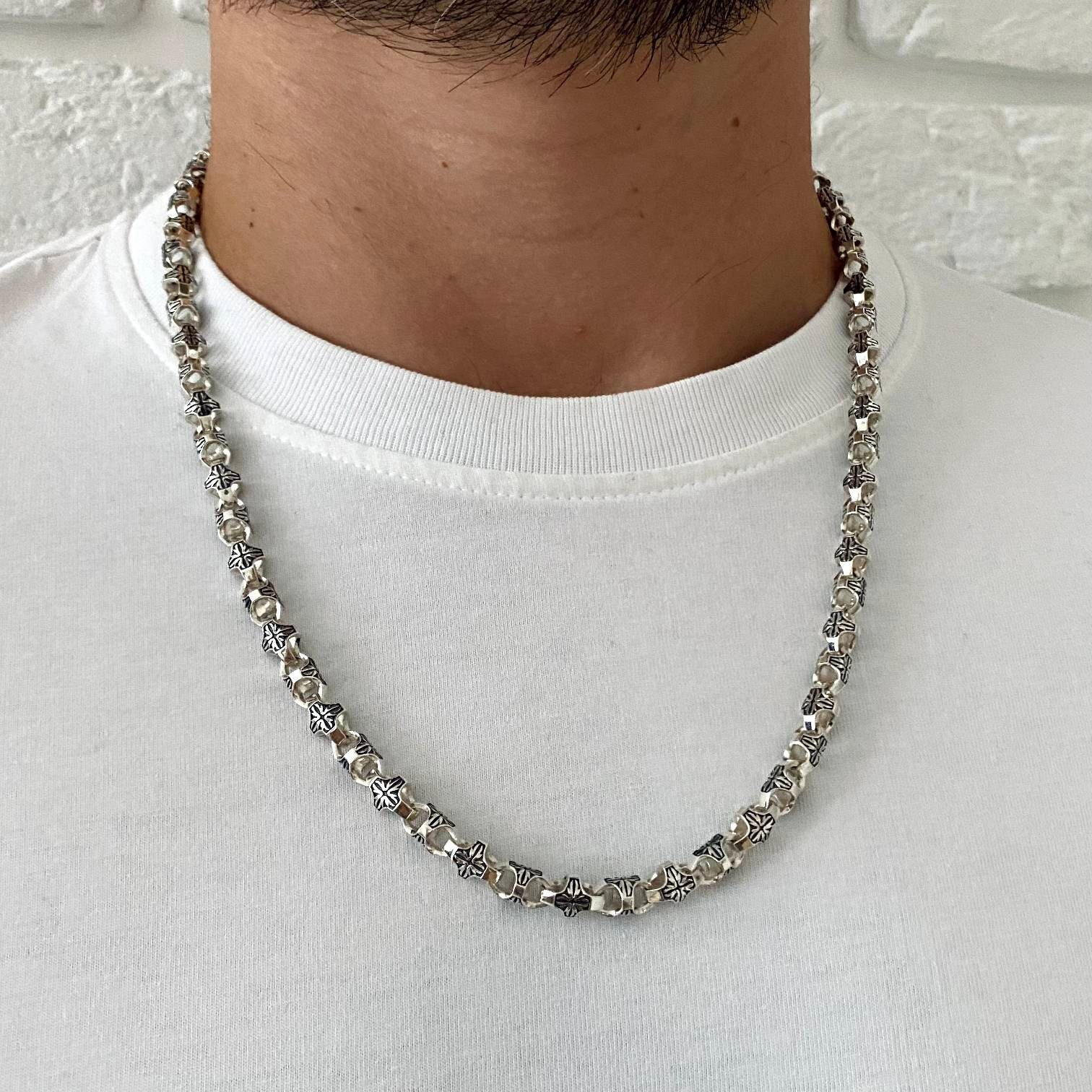 Silver Chain for Men. Art. 0204 - Etsy