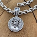 Designer 925 Sterling Silver Chain With Jesus Christ Pendant ...