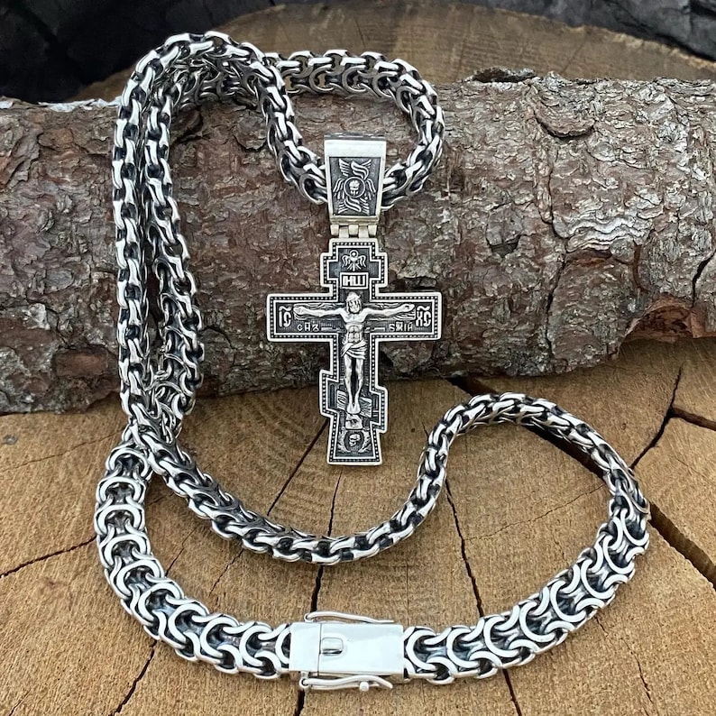 Sterling Silver Chain Cardinal ramses With 925 Silver - Etsy