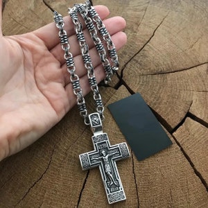 Hand-woven 925 Sterling Silver Designer Chain With Blackened Filigree ...