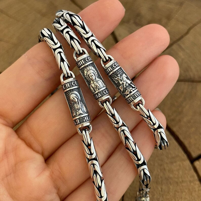 Silver Chain Fox Tail With Orthodox Inserts - Etsy