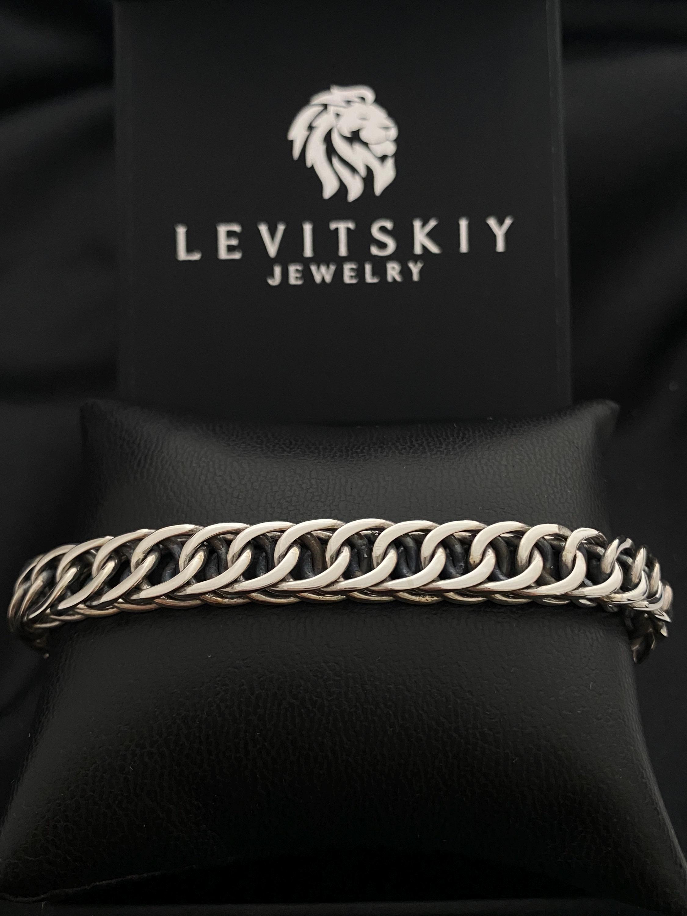 Silver Men's Bracelet Persian - Etsy