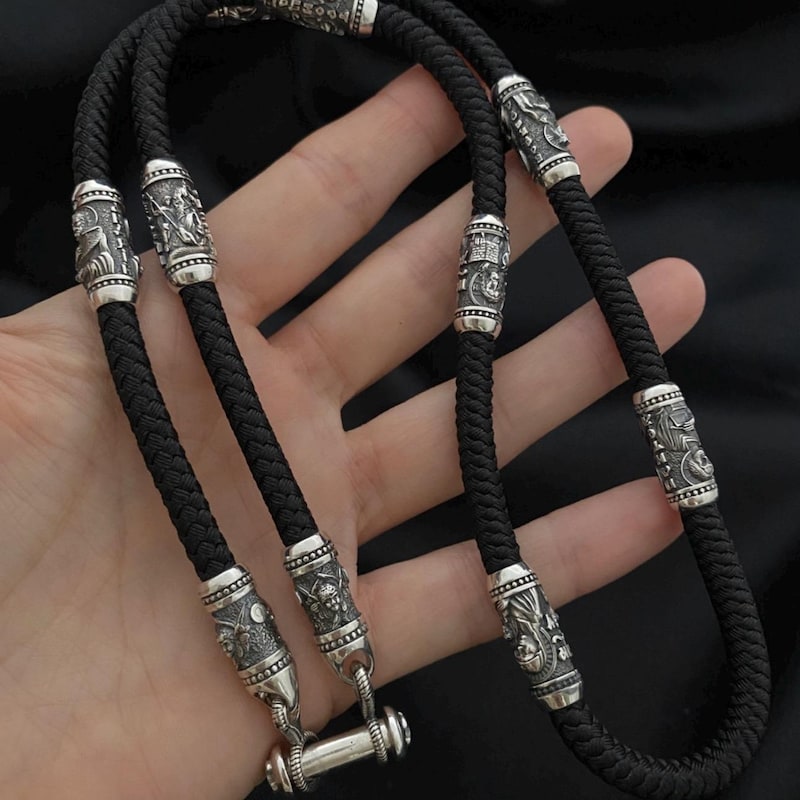 Cord With Silver Insert - Etsy