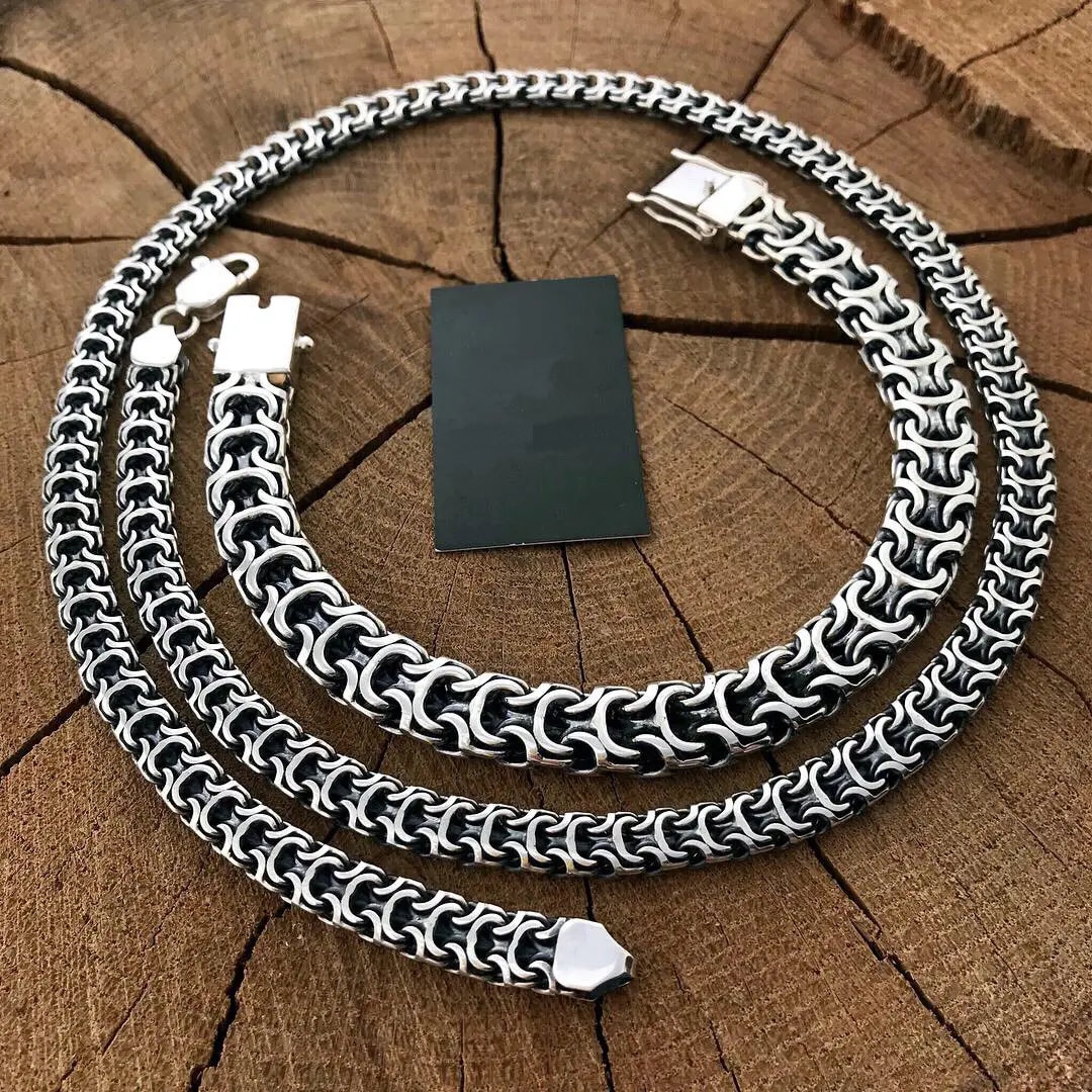 Men's 925 Sterling Silver Set Consisting of Chain Cardinal (ramses) and ...