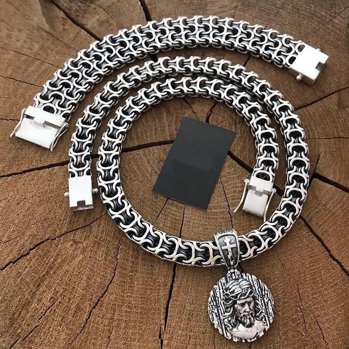 Handmade Men's 925 Sterling Silver Solid Set Consisting of Cardinal ...