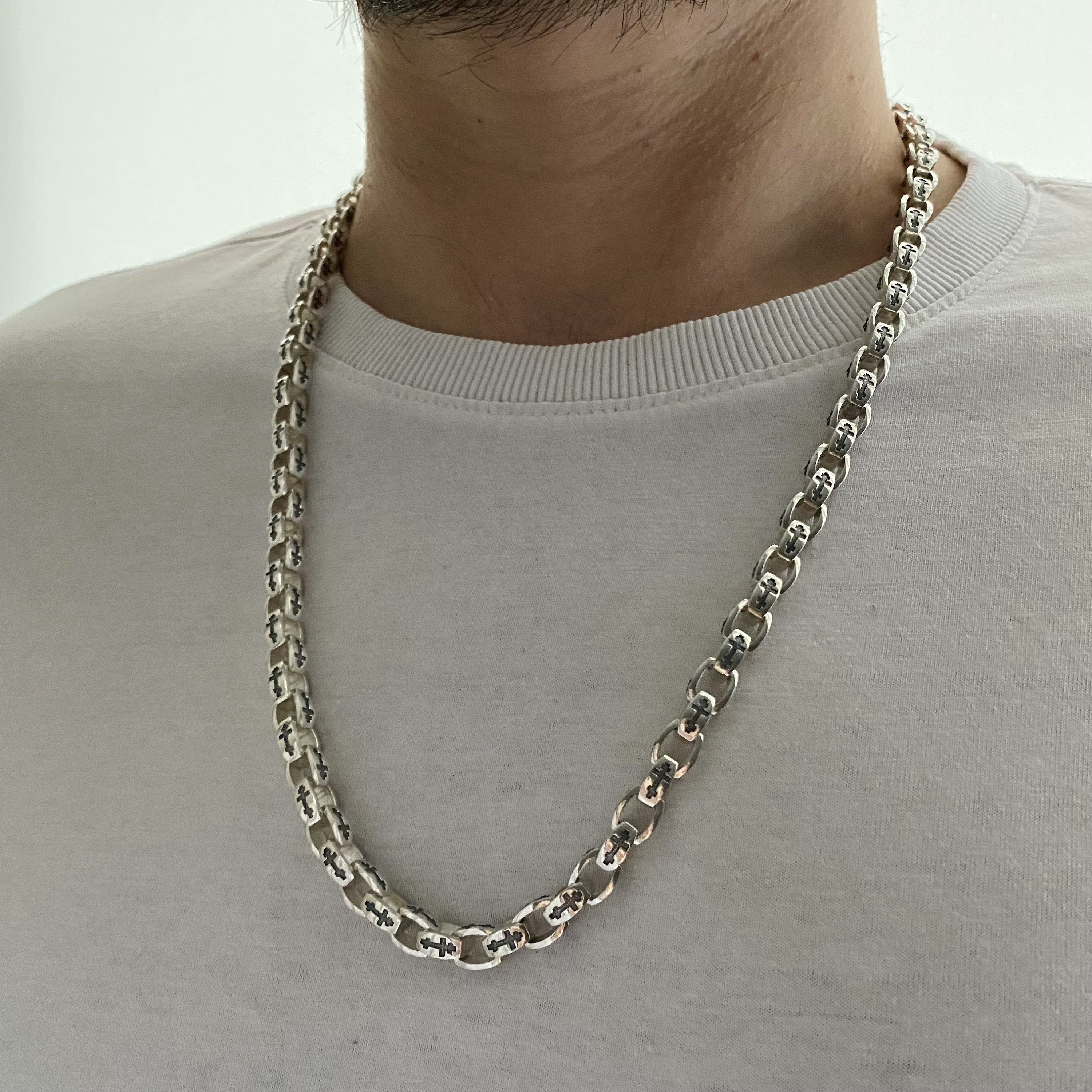 Designer 925 Sterling Silver Orthodox/ Christian Chain (accessories ...