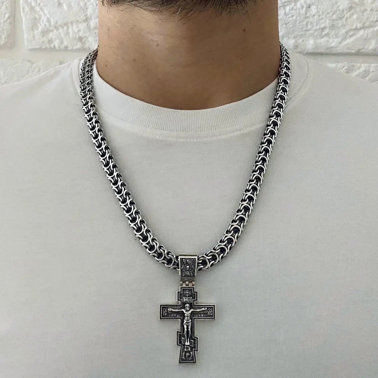 Sterling Silver Chain Cardinal ramses With 925 Silver - Etsy