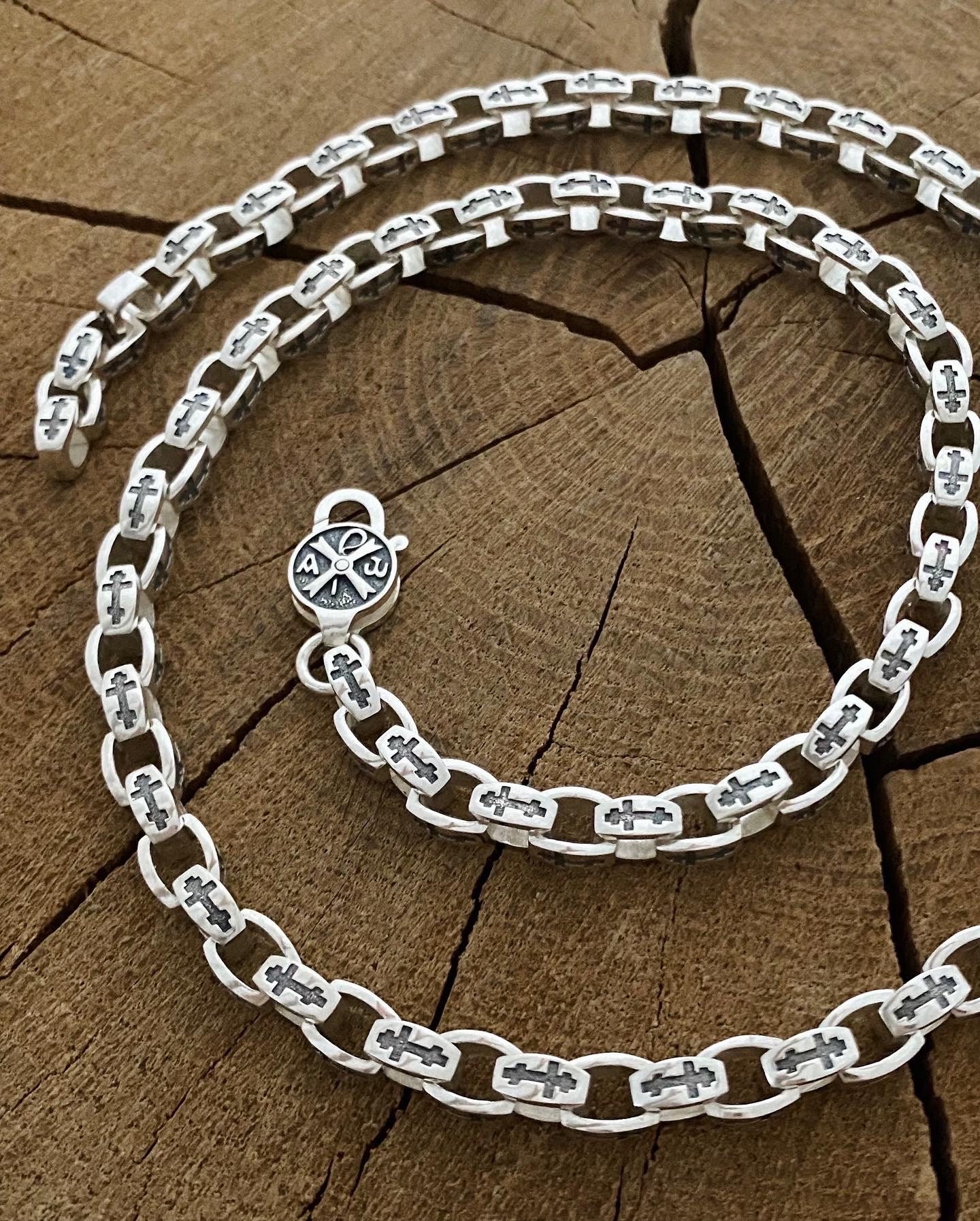 Designer 925 Sterling Silver Orthodox/ Christian Chain (accessories ...