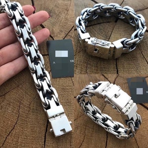 Silver Bracelet Double Moscow Bit - Etsy