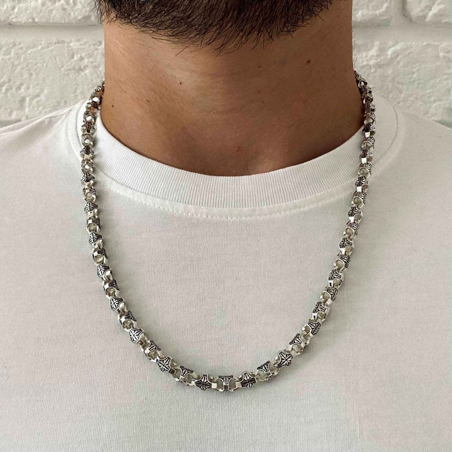 Silver Chain for Men. Art. 0204 - Etsy