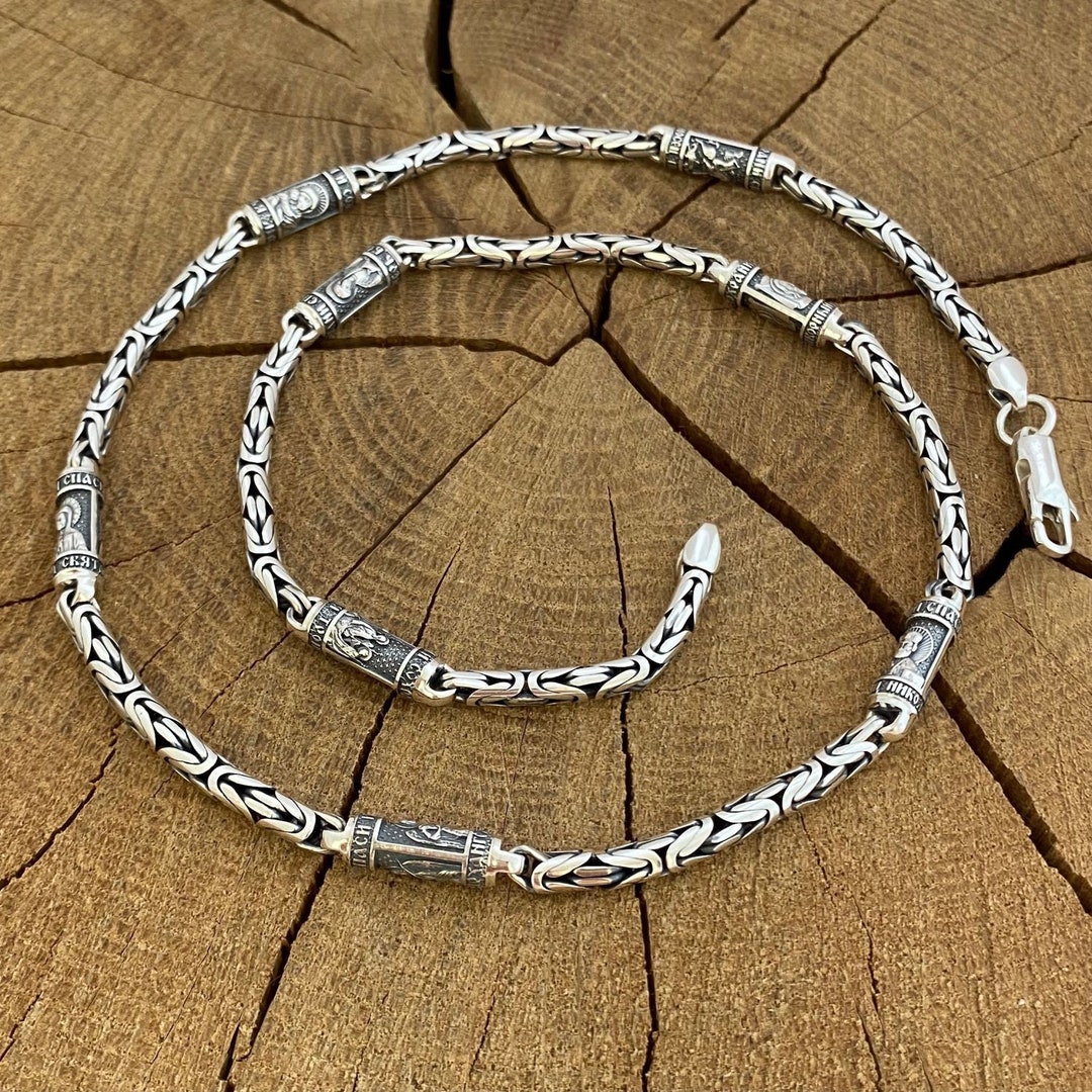 Silver Chain Fox Tail With Orthodox Inserts - Etsy