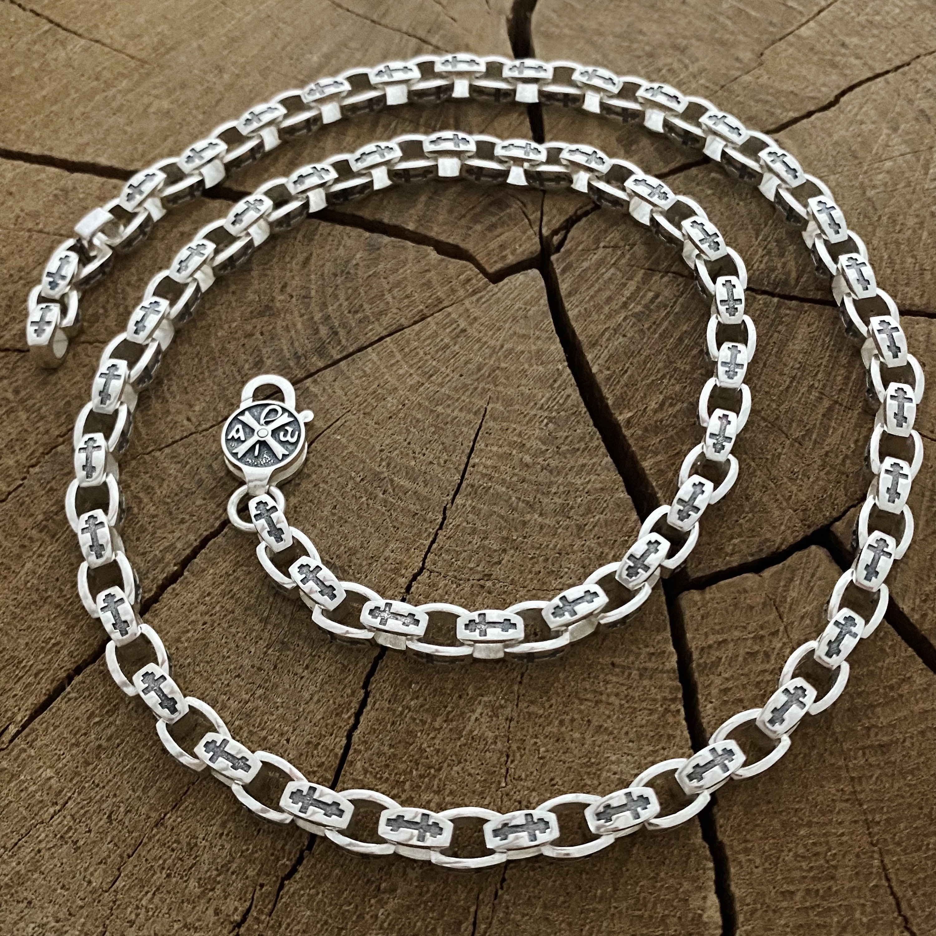 Designer 925 Sterling Silver Orthodox/ Christian Chain (accessories ...