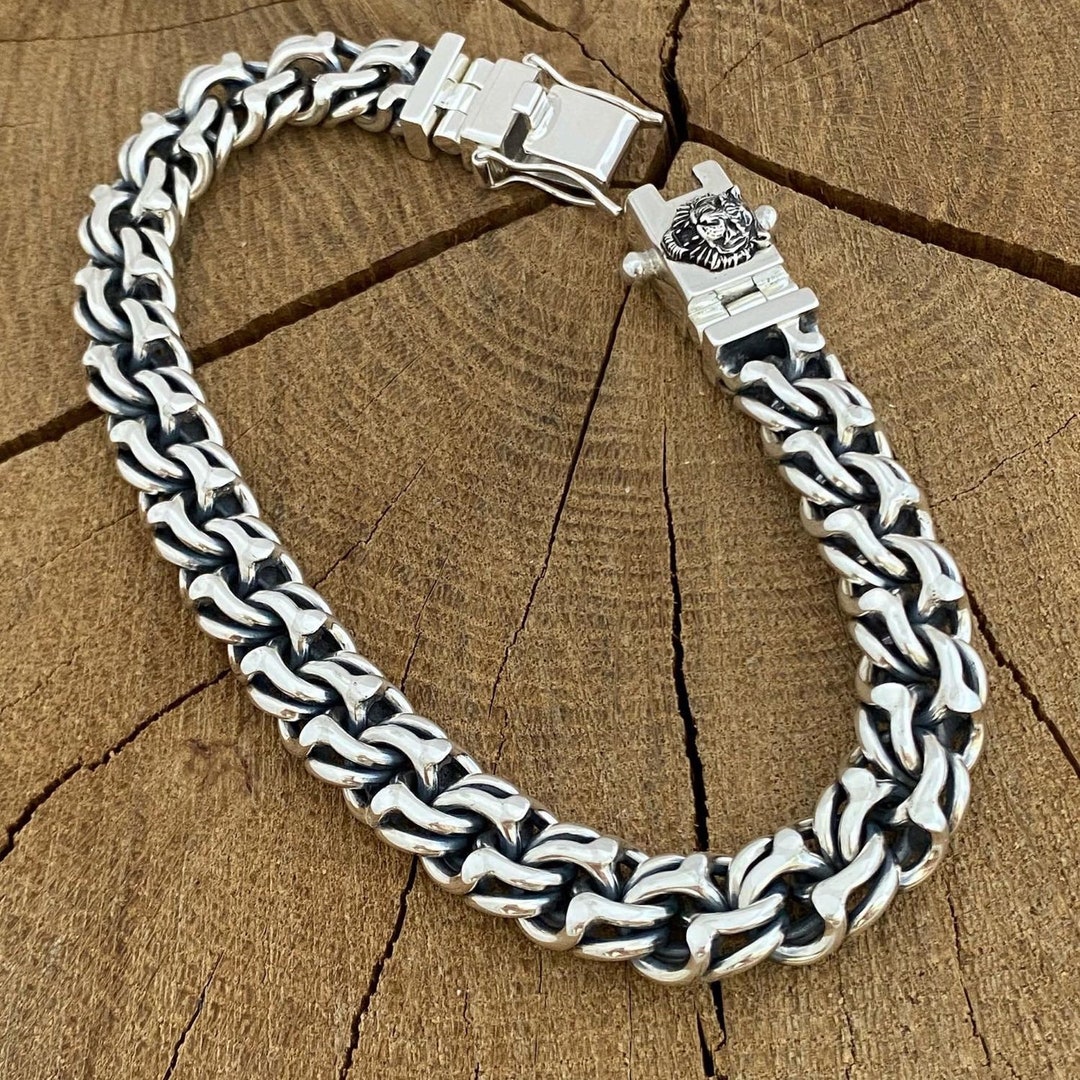 Silver Bracelet Moscow Bismarck With Tiger - Etsy