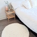 Handmade Premium Round Rug - Knitted Rug - White Rug, Neutral Rug ...