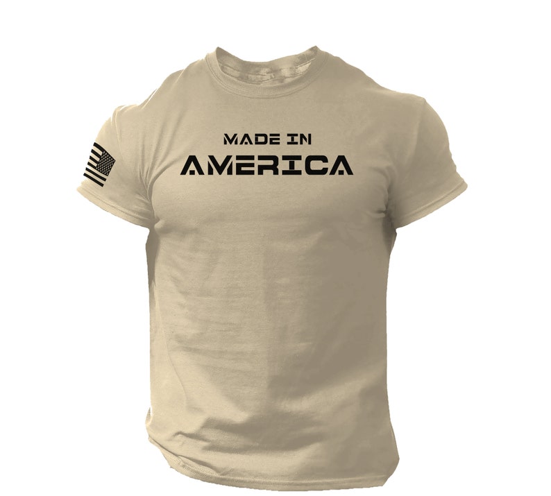 Made in America T Shirt USA Flag Patriotic American Tee - Etsy