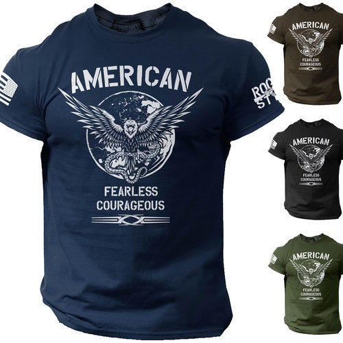 Made in America T Shirt USA Flag Patriotic American Tee - Etsy