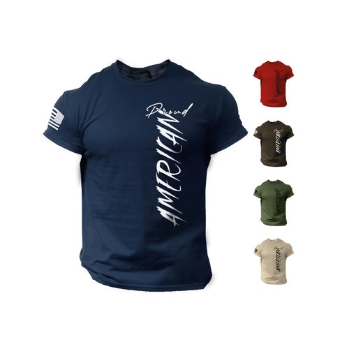 Made in America T Shirt USA Flag Patriotic American Tee - Etsy
