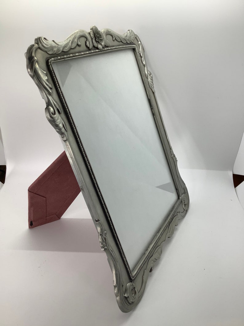 Pewter Solid Picture Frame Vintage - Etsy