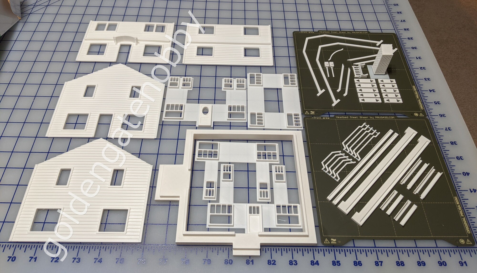 O Scale "the Puritan" Home 3D Printed Structure Kit, Highly Detailed ...