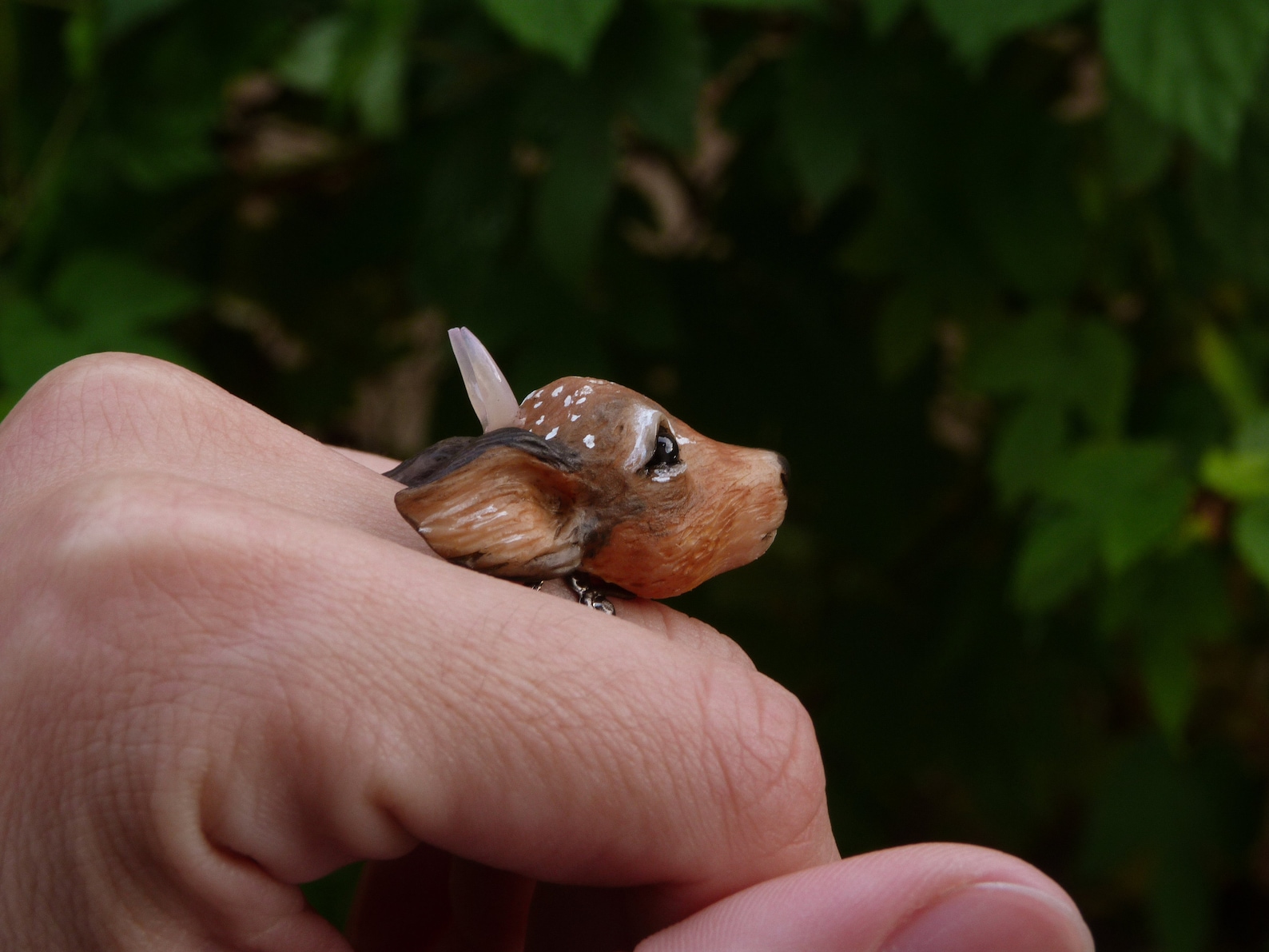 Fawn Ring Polymer Clay Fawn Baby Deer Young Deer Moon - Etsy