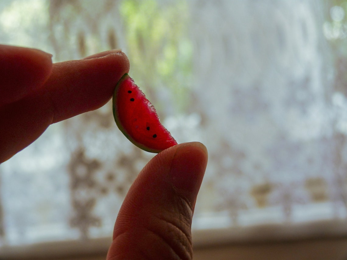 Watermelon Earring Watermelon Studs Watermelon Slices - Etsy