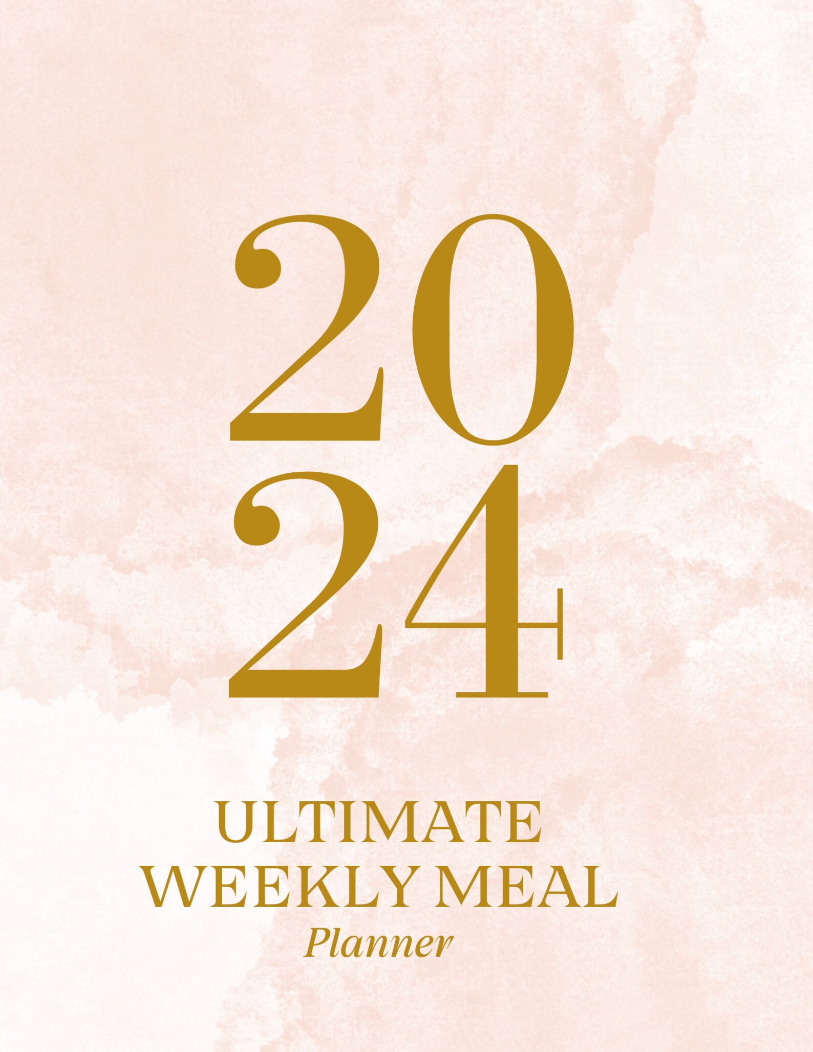 2024 Weekly Meal Planner Printable/ Meal Prep Planner/ 7-day Meal Plan ...