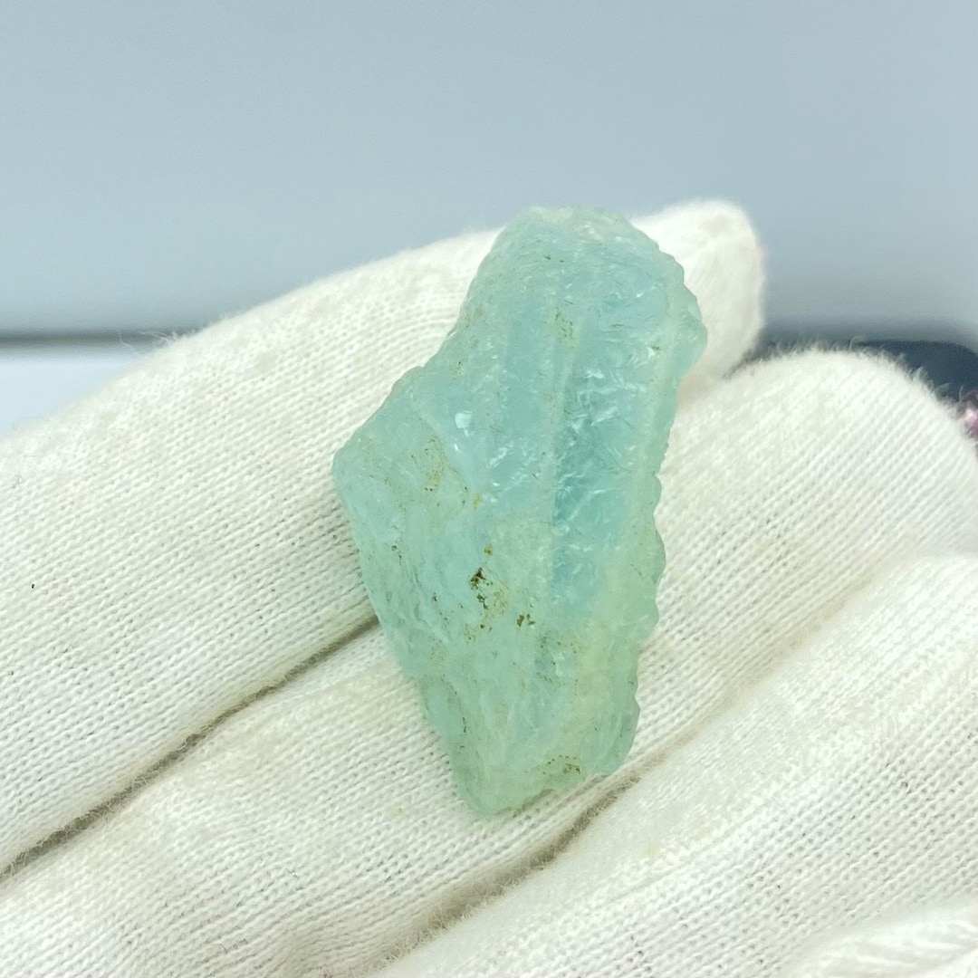 Raw Beryl Crystal Natural Untreated July Birthstone Jewelry Making