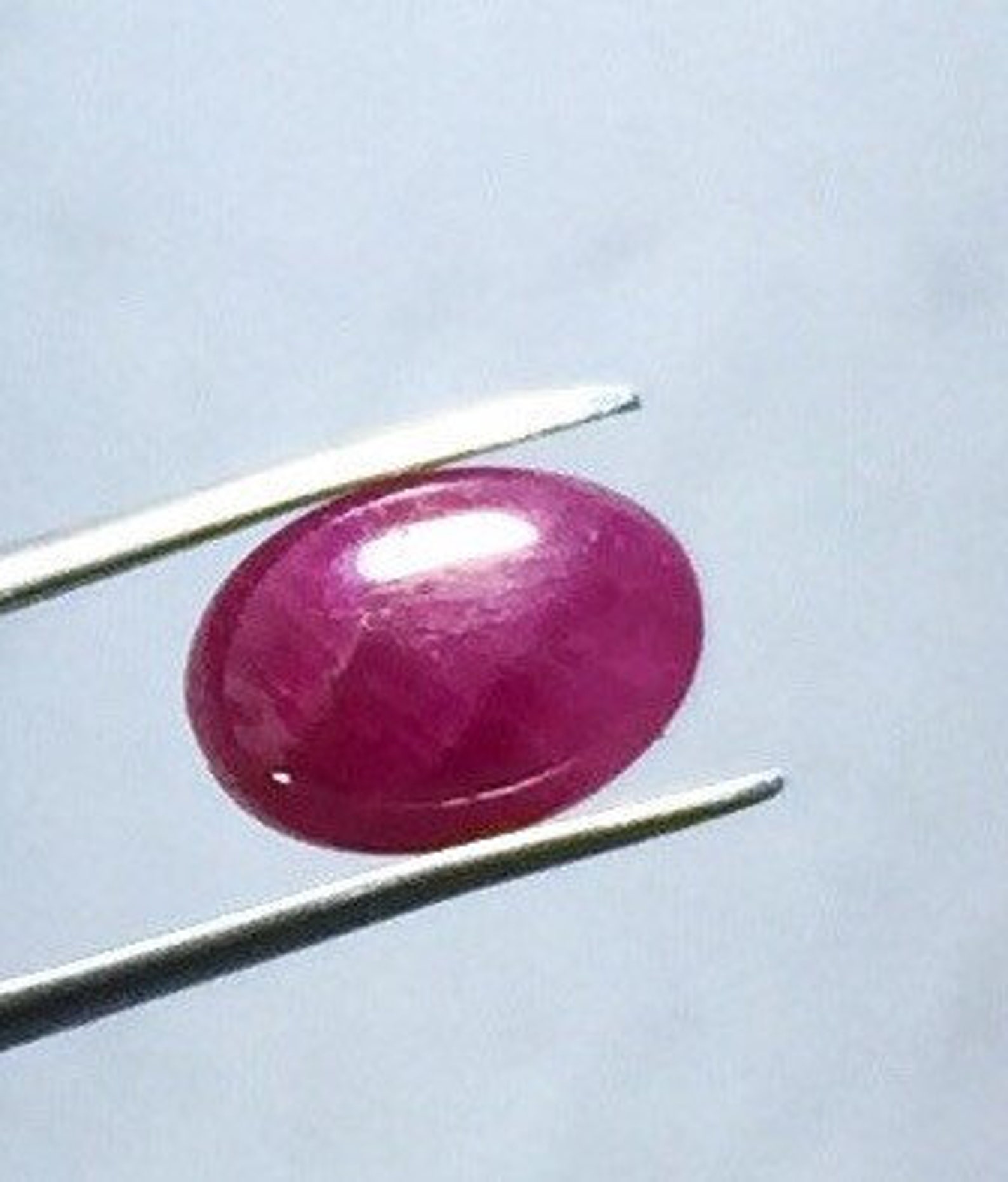 Natural Ruby Cabochon Oval Shape Gemstone Ruby Loose Stone | Etsy