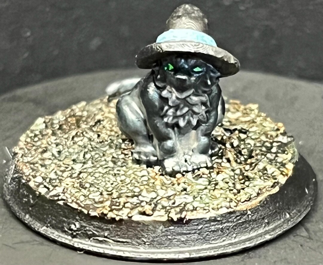 Lion Tower Miniature Painted Fat Cat Wizard - Etsy