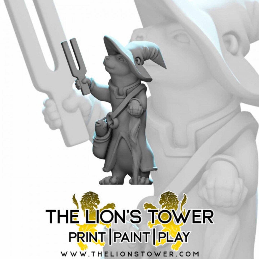 Lion Tower Miniature Otter Wizard - Etsy