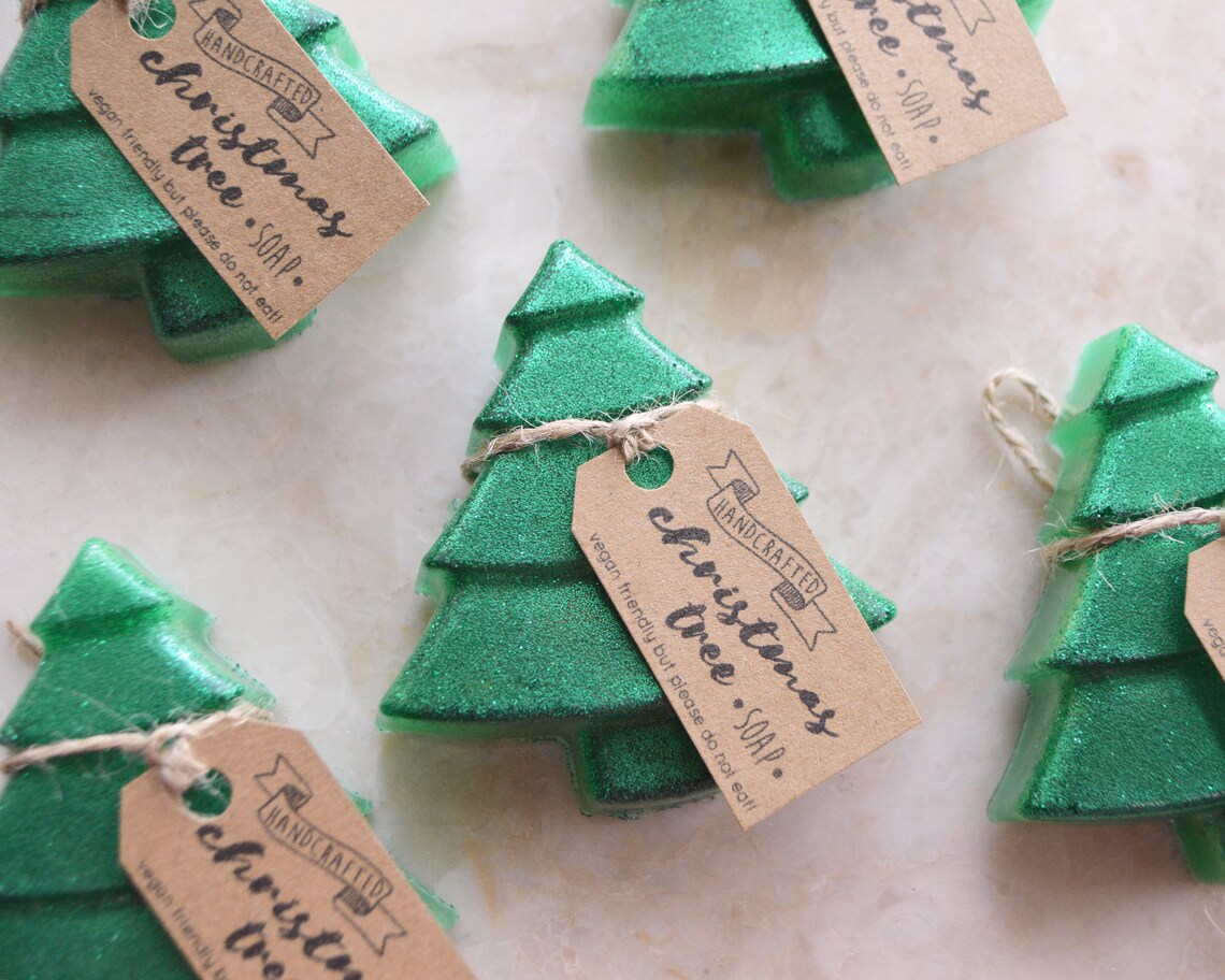 Christmas Tree Soap Vegan Cruelty Free Festive Cute Soap - Etsy UK