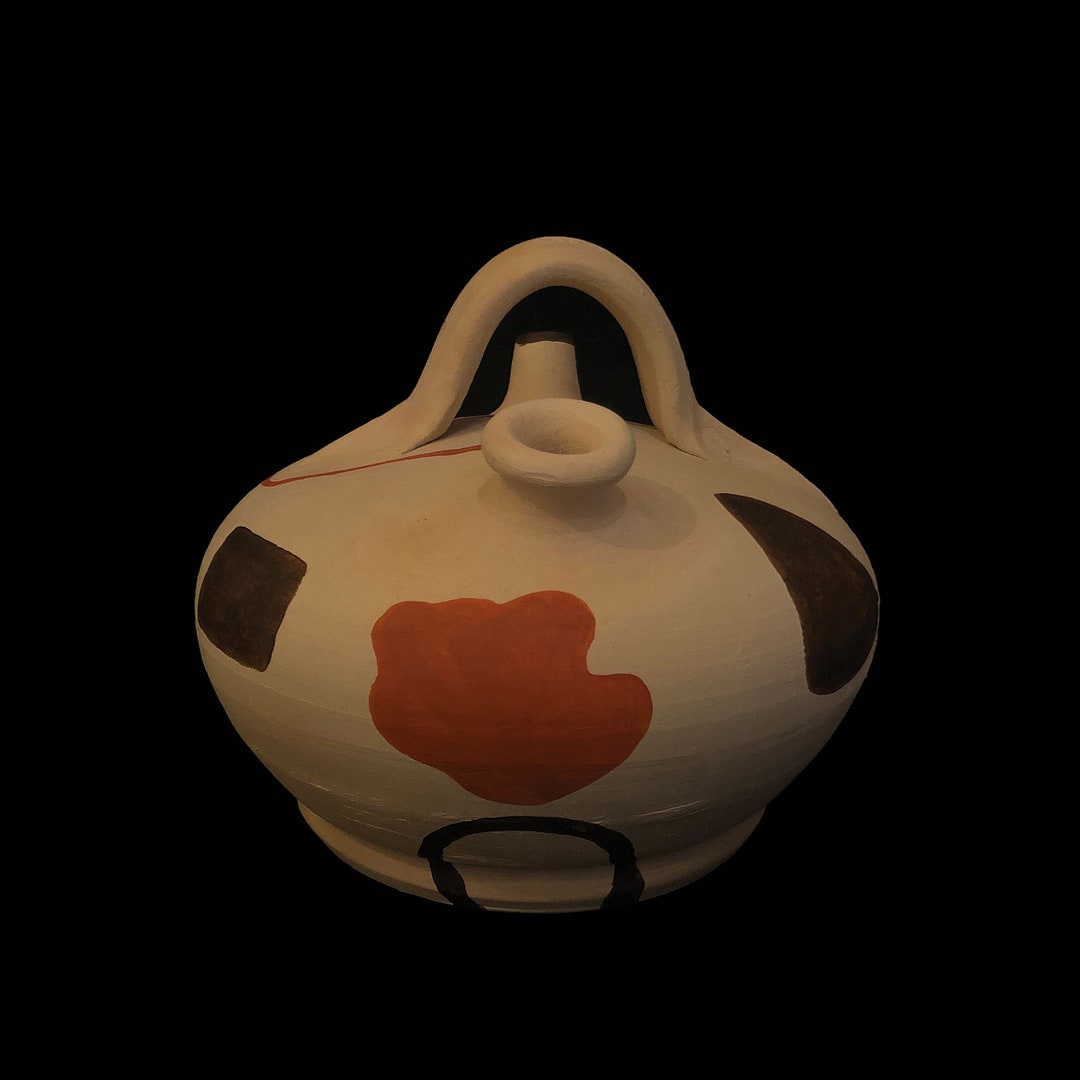 Burgundy Fridge Kit in Clay // Spain Pottery Burgundy Bottle - Etsy