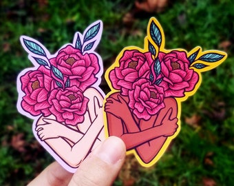 Female Body Sticker | Etsy