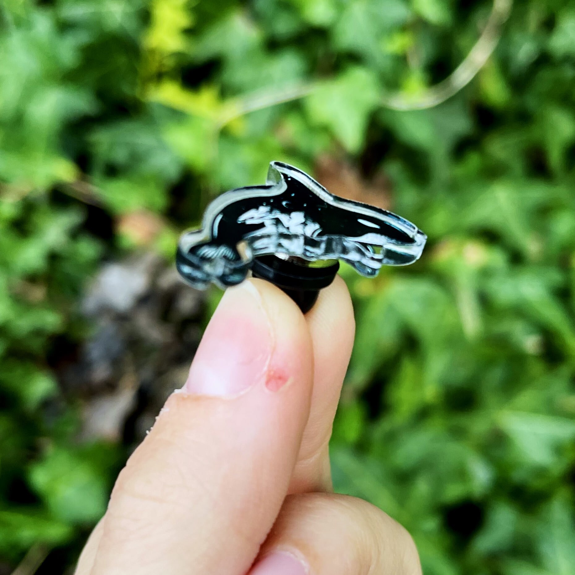 Orca Whale Acrylic Pin Killer Whale Pin Orca Whale Lover - Etsy