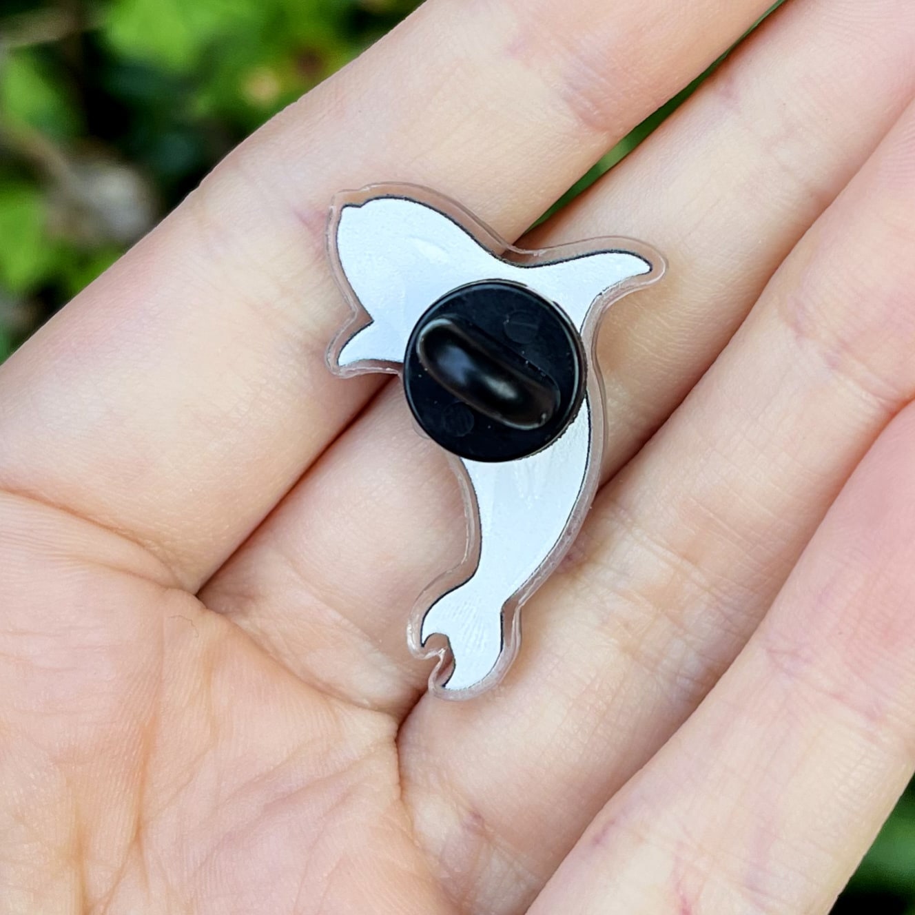 Orca Whale Acrylic Pin Killer Whale Pin Orca Whale Lover - Etsy