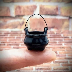 Miniature Cauldron,1:12 Scale,mini Witch Accessory,halloween Miniatures ...