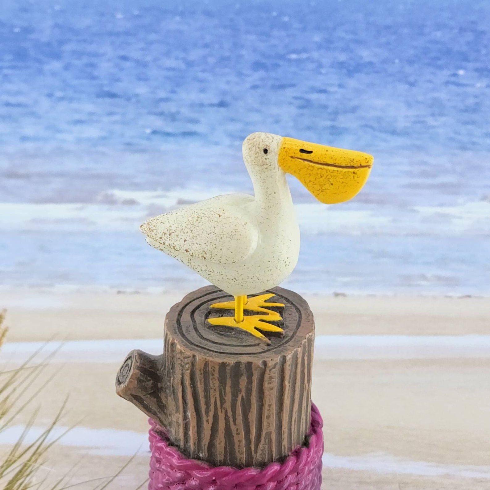 Miniature Pelican on Pierfairy Garden Accessoriesbeach - Etsy
