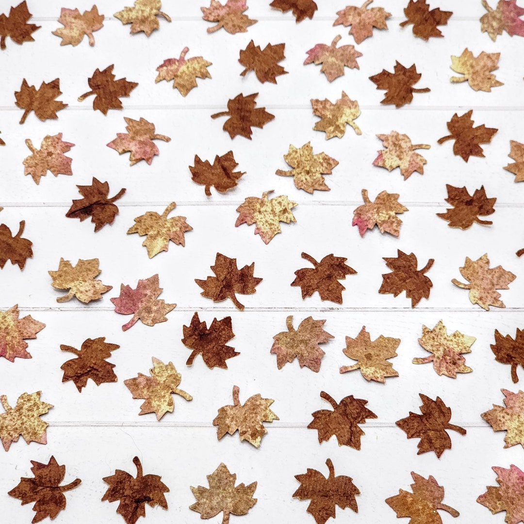 Miniature Maple Leaves,brown,dollhouse Miniature Leaves,1:12 Scale ...