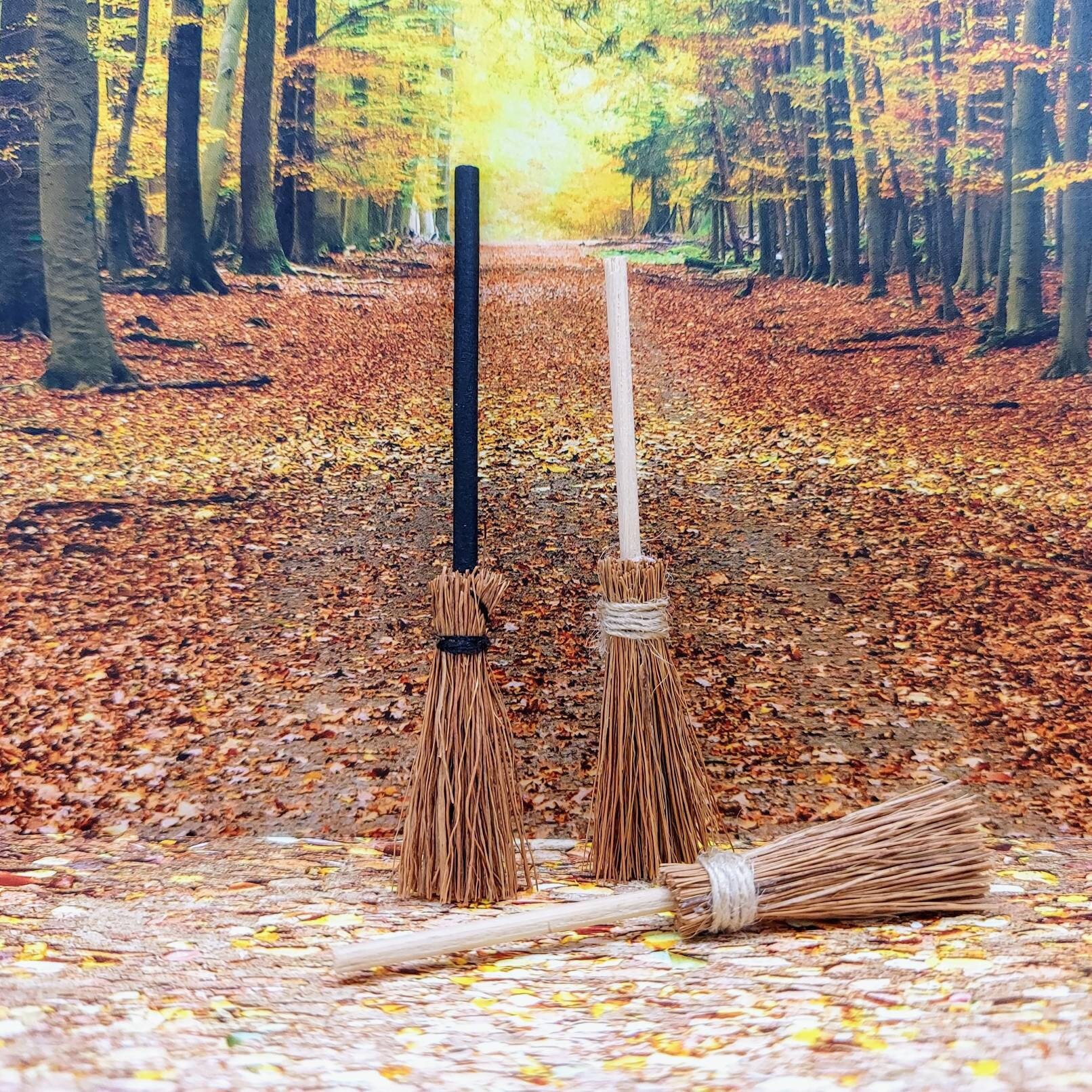 One Miniature Broom1:12 Scale Halloween Broomminiature Fall - Etsy