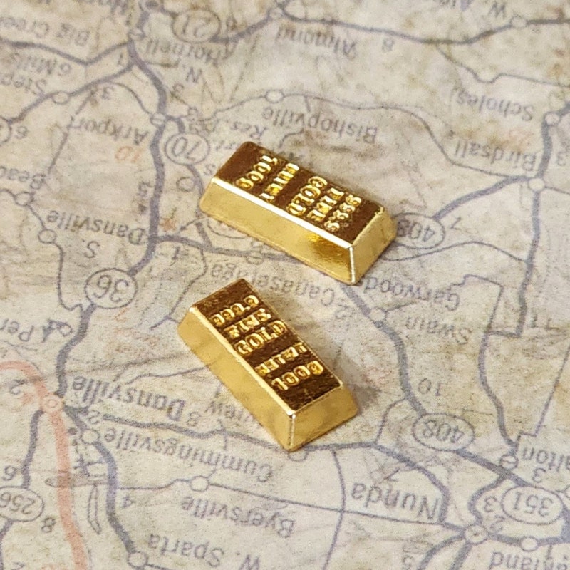 Miniature Gold Bar - Etsy