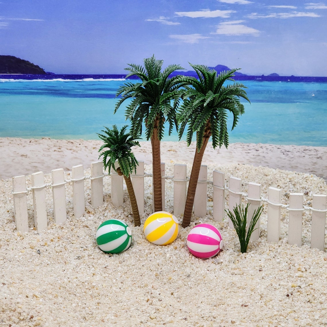 Miniature Beach Ball,beach Miniatures,mini Beach Accessories,terrarium ...