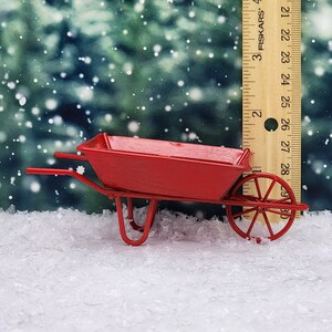 Miniature Wheelbarrow,metal,dollhouse Miniature,fairy Garden Accessory ...